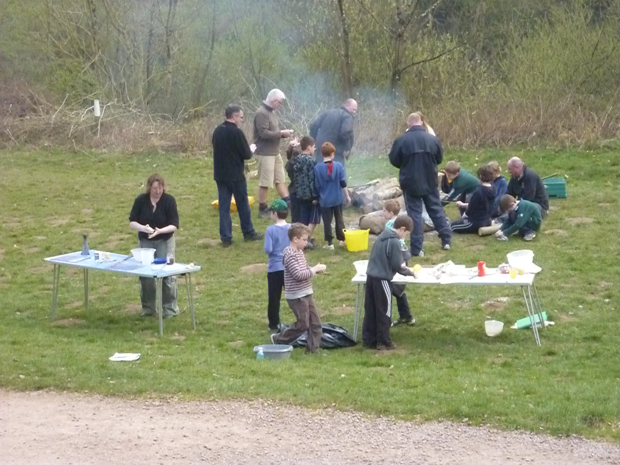 Backwoods cooking at Biblins – Charlton Kings Scouts